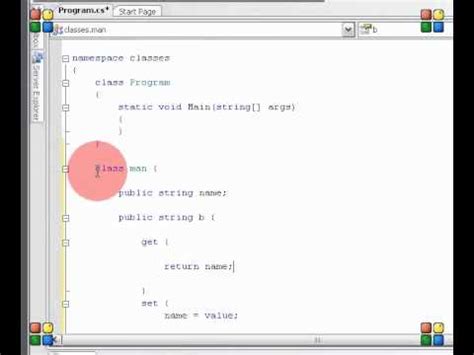 Csharp Beginning Classes Youtube