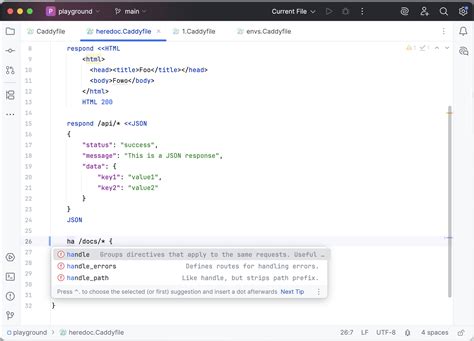Caddyfile Support Intellij Ides Plugin Marketplace