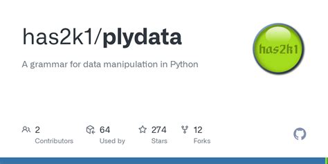 Github Has2k1plydata A Grammar For Data Manipulation In Python