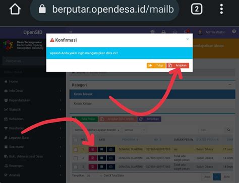 Bugerror Kemana Larinya Jika Klik Arsipkan Kotak Masuk Dan Icon