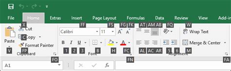 A Keyboard Shortcut For Merge And Center