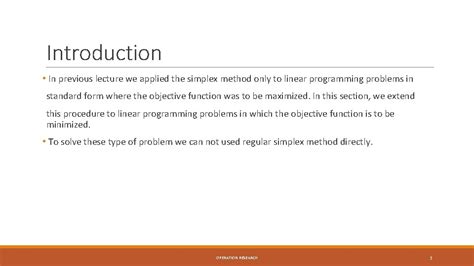 CHAPTER 3 SIMPLEX METHOD DUAL SIMPLEX METHOD BY