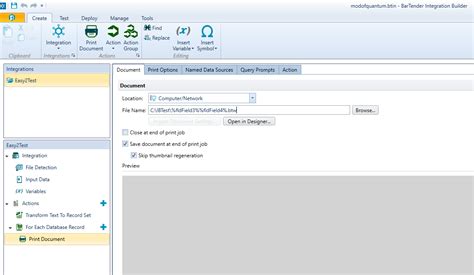 Can I Print On Multiple Labels Using One File Integration Seagull