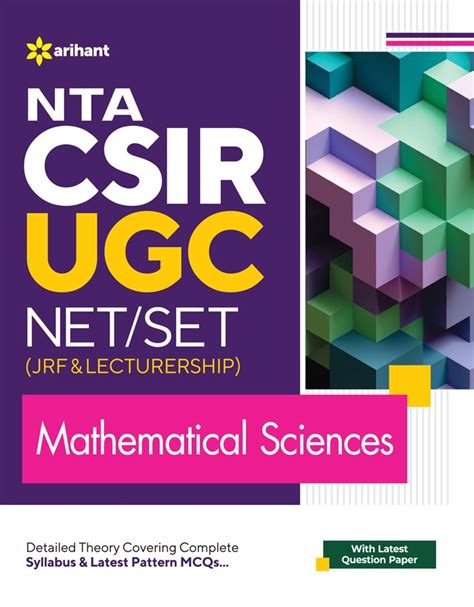 Mathematical Sciences Ugc Netset Jrf And Ls Nta Csir Arihant Publication Bharatiyam Store