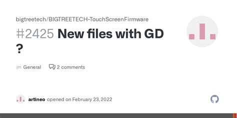 New Files With GD Bigtreetech BIGTREETECH TouchScreenFirmware Discussion GitHub