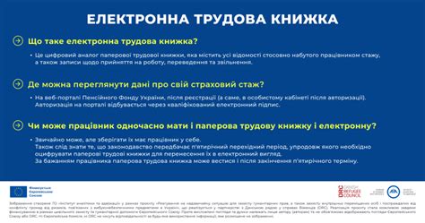 Електронна трудова книжка інфографіка від юристів