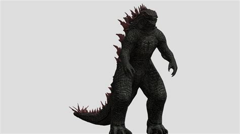 Evolved Godzilla 3d Model By Dx101383 [e0e91ba] Sketchfab