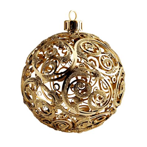 복잡한 금 크리스마스 공 장식 크리스마스 공 장식 금 Png 일러스트 및 이미지 에 대한 무료 다운로드 Pngtree