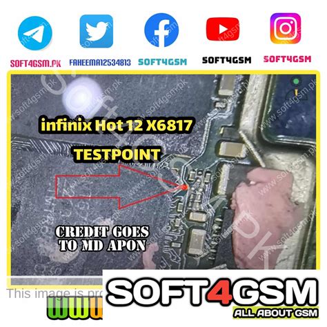 Infinix Hot 12 X6817 Test Point Soft4gsm Pk Soft4gsm