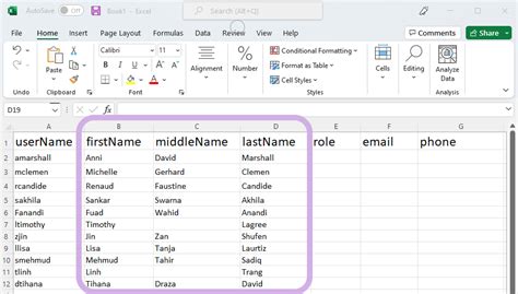 Creating A Csv File For Bulk User Imports Yuja Help Center