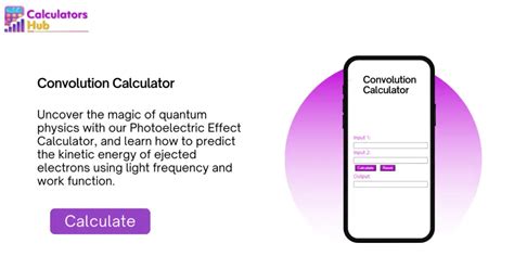 Convolution Calculator Online Calculatorshub