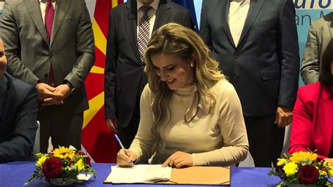 Потпишување на заклучоците од 4 Жан Моне Дијалог Youtube