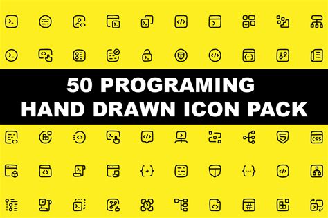 Programing Icon Pack Vol 1 Graphic By Lutt Creatype · Creative Fabrica