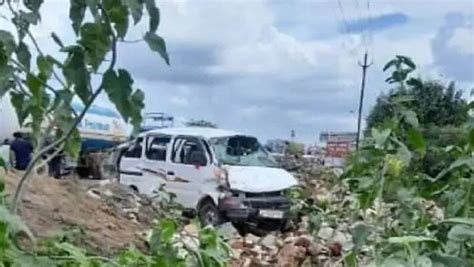 Mp के रीवा में खतरनाक एक्सीडेंट 3 साल की बेटी 7 साल का बेटा और पिता की