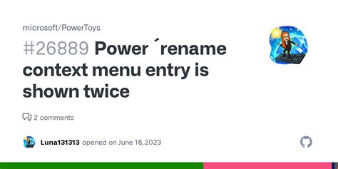 Power Rename Context Menu Entry Is Shown Twice Issue