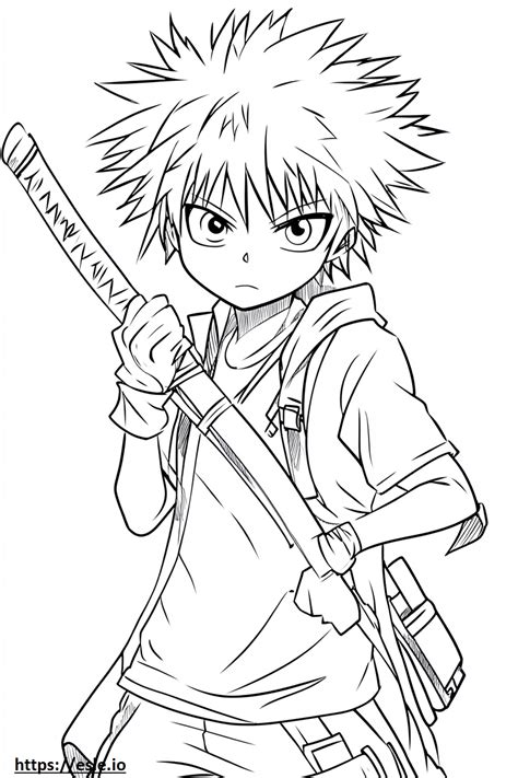 Shoto Todoroki Mha Mewarnai Gambar