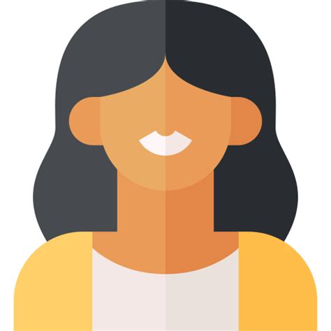 Avatar Basic Straight Flat Icon