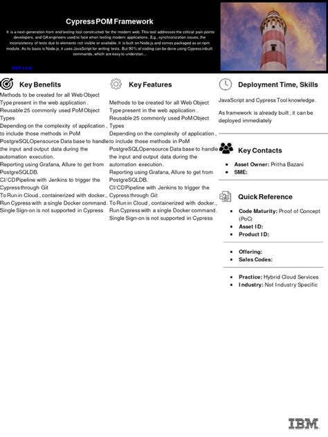 Cypress Pom Framework Pdf Software Systems Architecture