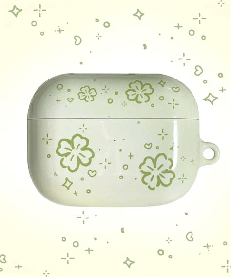 에어팟4 출시 ˚｡⋆｡ Lucky Clover｡⋆｡˚행운의 클로버 하드 에어팟 버즈 케이스 에이블리