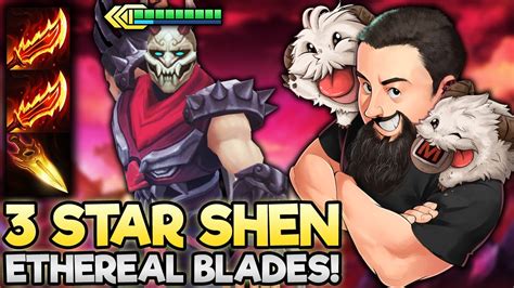 3 Star Shen Ethereal Blades Hero Augment Carry Tft Inkborn Fables Teamfight Tactics