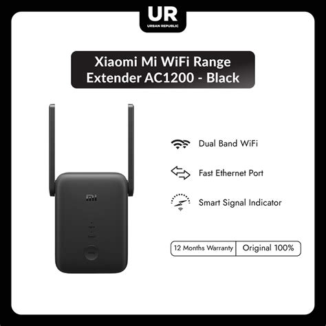 Jual Xiaomi Mi Wifi Range Extender Ac Black Shopee Indonesia