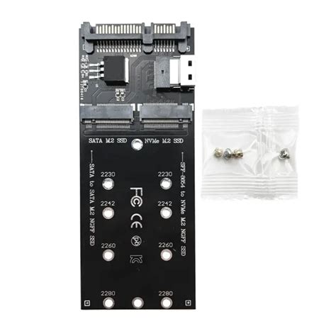 M2 Ssd Adapter M2 Sata Ngff Ssd To Sata M2 Nvme Ssd To Sff 8654