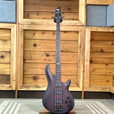 Schecter Sgr C 4 4 String Electric Bass Walnut Satin Reverb