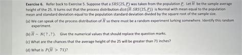 Exercise Refer Back To Exercise Suppose That A Chegg