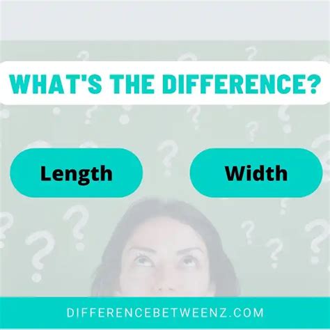 Difference Between Length And Width Difference Betweenz