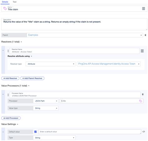 Built In Attributes PingOne