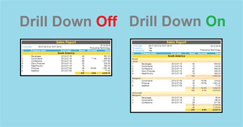 Drill Down Reports Wise Eyes