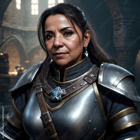 Fearless Dwarf A Realistic Gaming Avatar Of A Female Dwarf Warrior In
