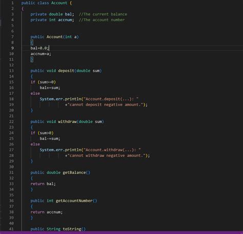 Solved Inheritance Bank Exercise Consider The Following