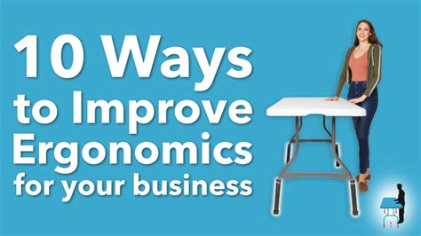 10 ways to improve ergonomics for your business