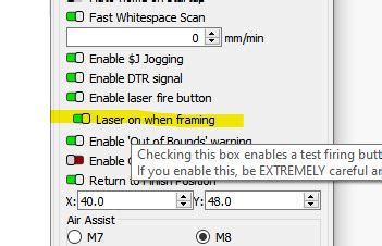 Framing With Laser On With Atomstack W Diode LightBurn Software Questions LightBurn