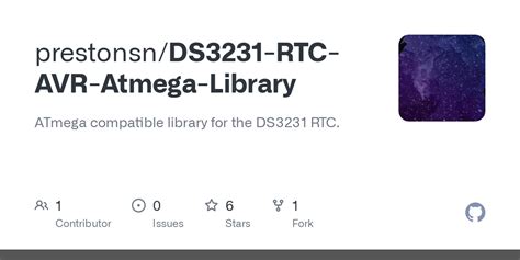 Ds3231 Rtc Avr Atmega Library Readme Md At Master · Prestonsn Ds3231