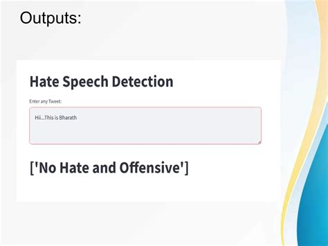 Hate Speech Detection Using Machine Learning Pptx
