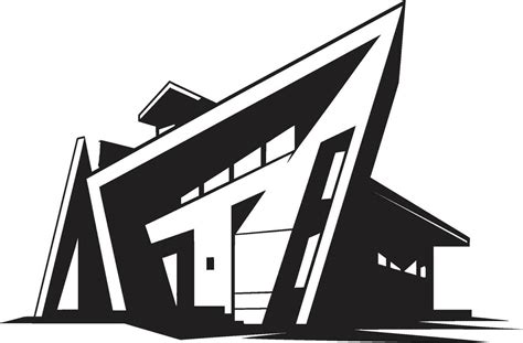 Creative Dwelling Impression House Idea Vector Icon Home Structure Symbol Architecture Design