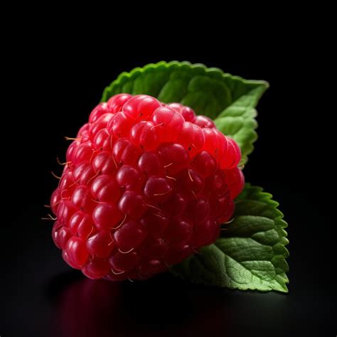 Premium Photo Intense Color Raspberry Vibrant Detailed 8k Photography