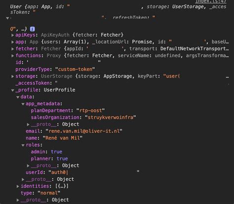 Jwt Metadata Missing On User Object · Issue 3268 · Realmrealm Js · Github
