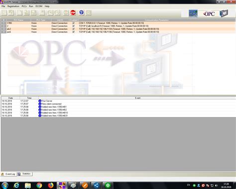 Uniopc Vision V350 Via Ethernet Vision And Samba Plc Hmi Controllers And Visilogic Software