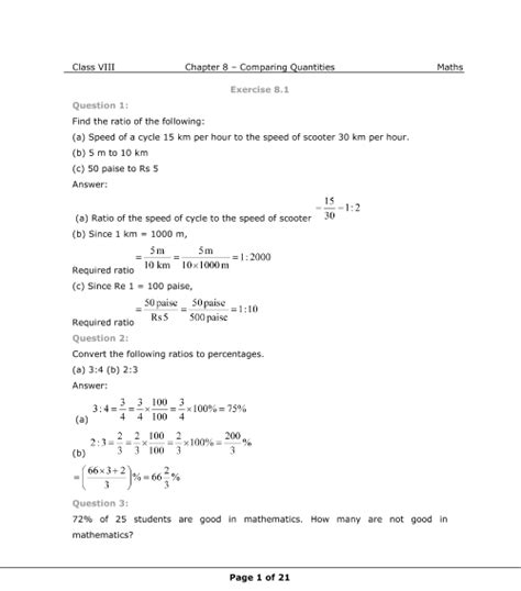 Ncert Solutions For Class 8 Maths Chapter 8 Comparing Quantities Ex 82