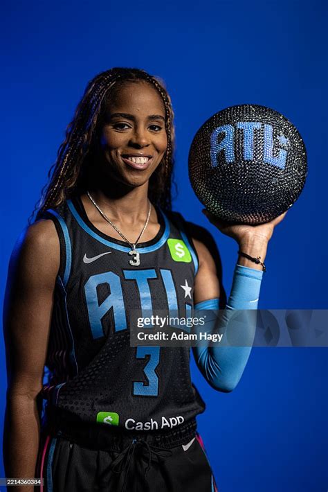 Jordin Canada Of The Atlanta Dream Poses For A Portrait During Wnba