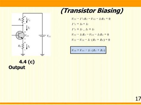 Transistor Bias Circuit Pptx