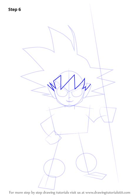 How To Draw Son Goku From Dragon Ball Z Dragon Ball Z Step By Step DrawingTutorials Com
