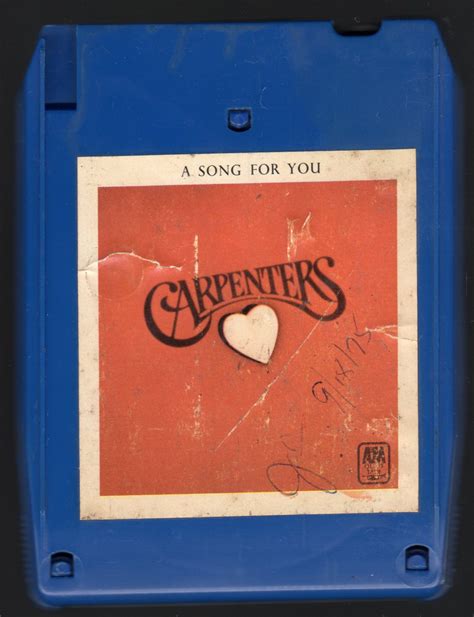 The Carpenters A Song For You 1972 Aandm Quadraphonic A15 8 Track Tape