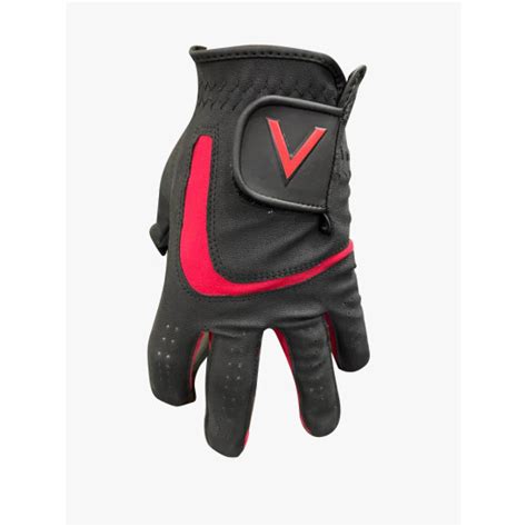 Black V Logo All Weather Golf Glove