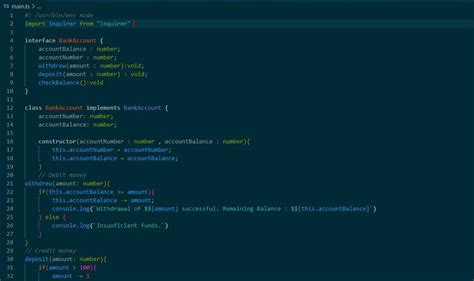 Muhammad Uzair On Linkedin Cliproject Bankconsole Learning Typescript