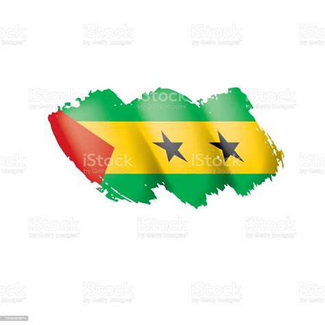 상투메 프린시페의 국기 벡터 일러스트 레이 션 0명에 대한 스톡 벡터 아트 및 기타 이미지 0명 3차원 형태 기 Istock