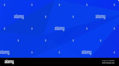 Abstract Geometric Style Blue Background Of Triangular Polygons Vector